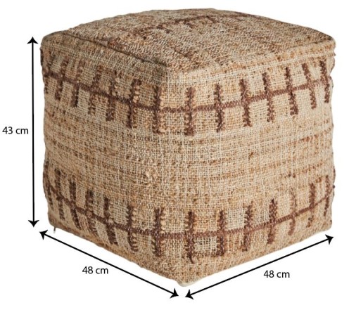 Buy Online Jute Puff 'Courtin' at Procomobel