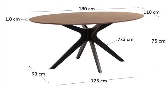 Comprar Online Mesa de comedor Ovalada ‘Naanim’ en Procomobel